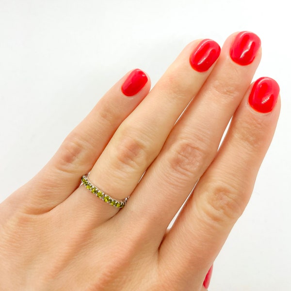 Rhinestone Stretch Ring - Etsy