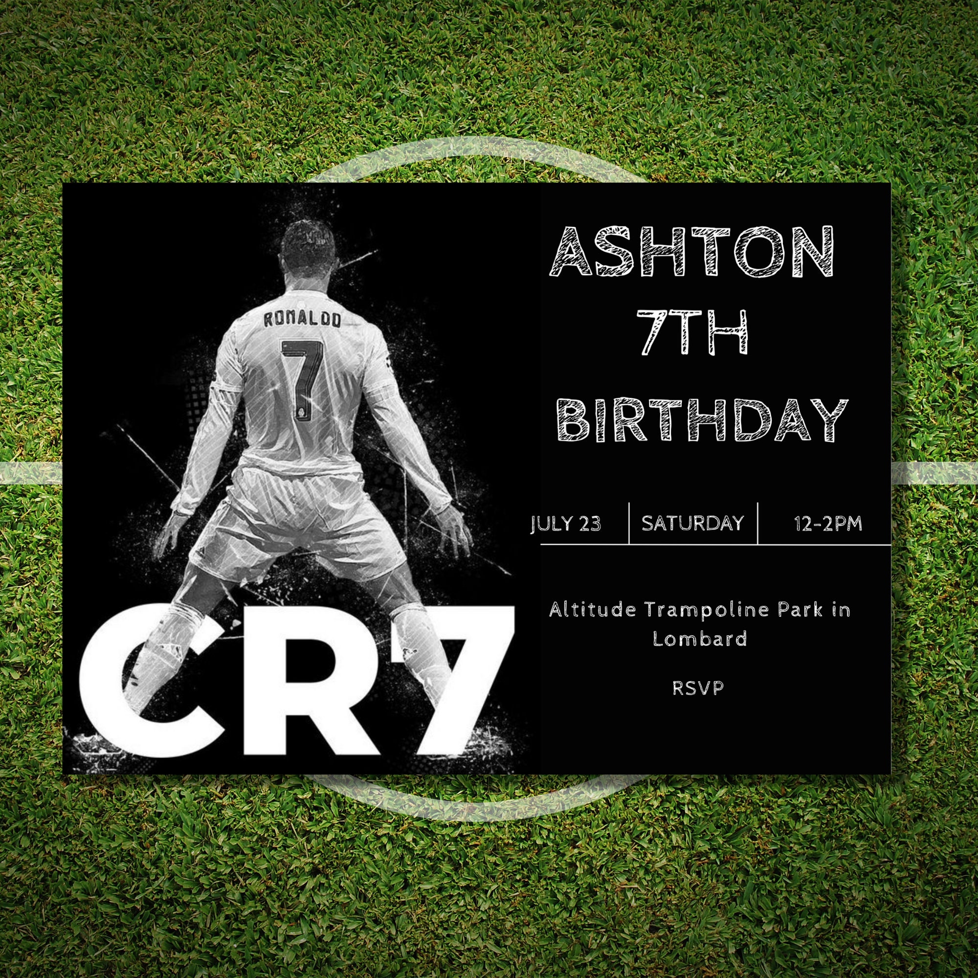 Editable Soccer Birthday Invitation Digital Soccer Party - Etsy