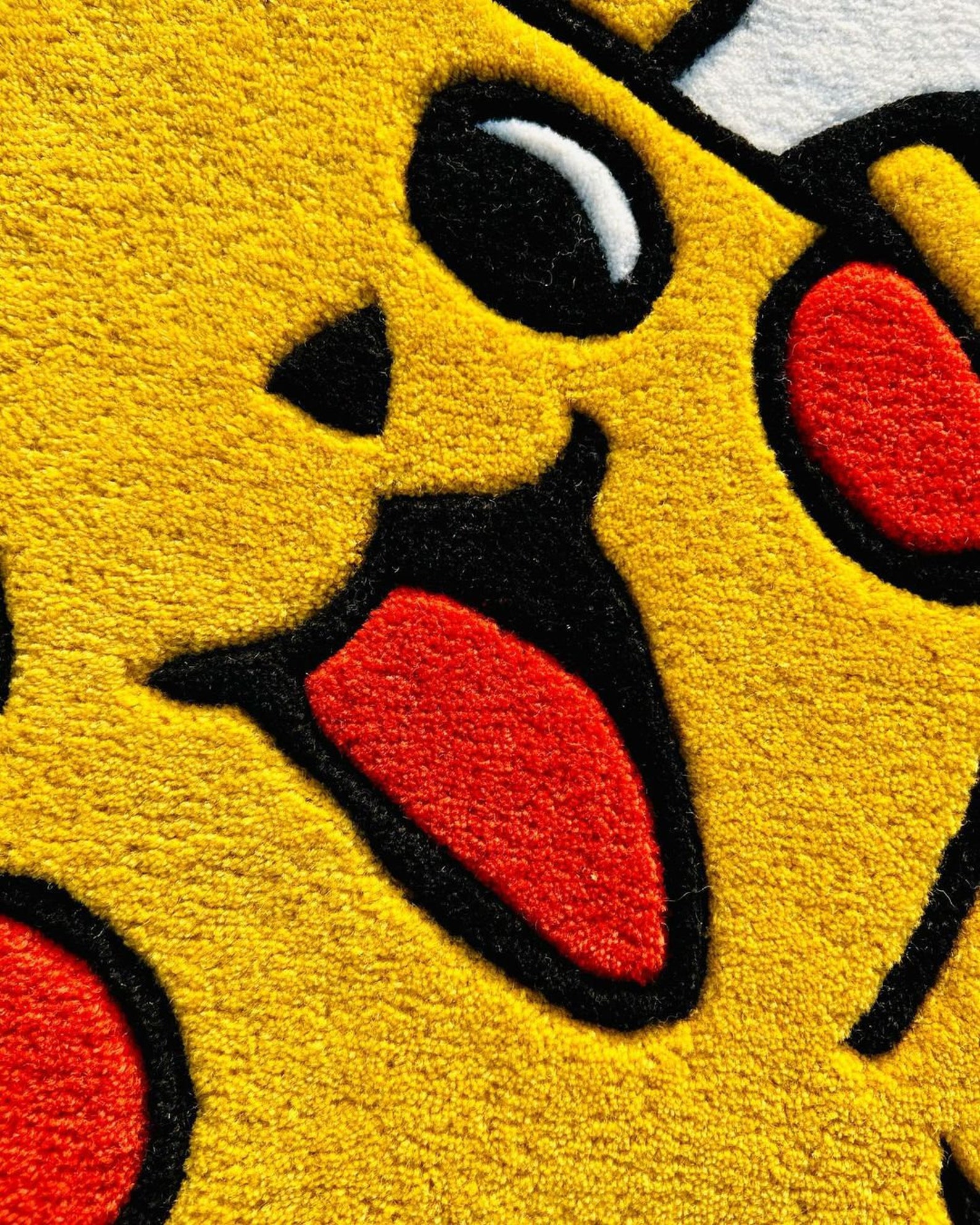 Pikachu Rug Hand-tufted 100% Wool Handmade Area Rug Carpet for Home ...