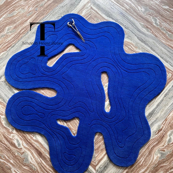 Abstract Shaped Rug - Etsy