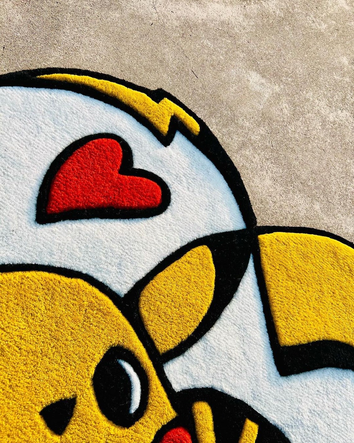 Pikachu Rug Hand-tufted 100% Wool Handmade Area Rug Carpet for Home ...