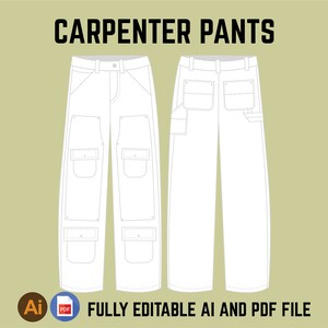 Premium Carpenter Pants Durable Workwear Trousers for Men Functional ...