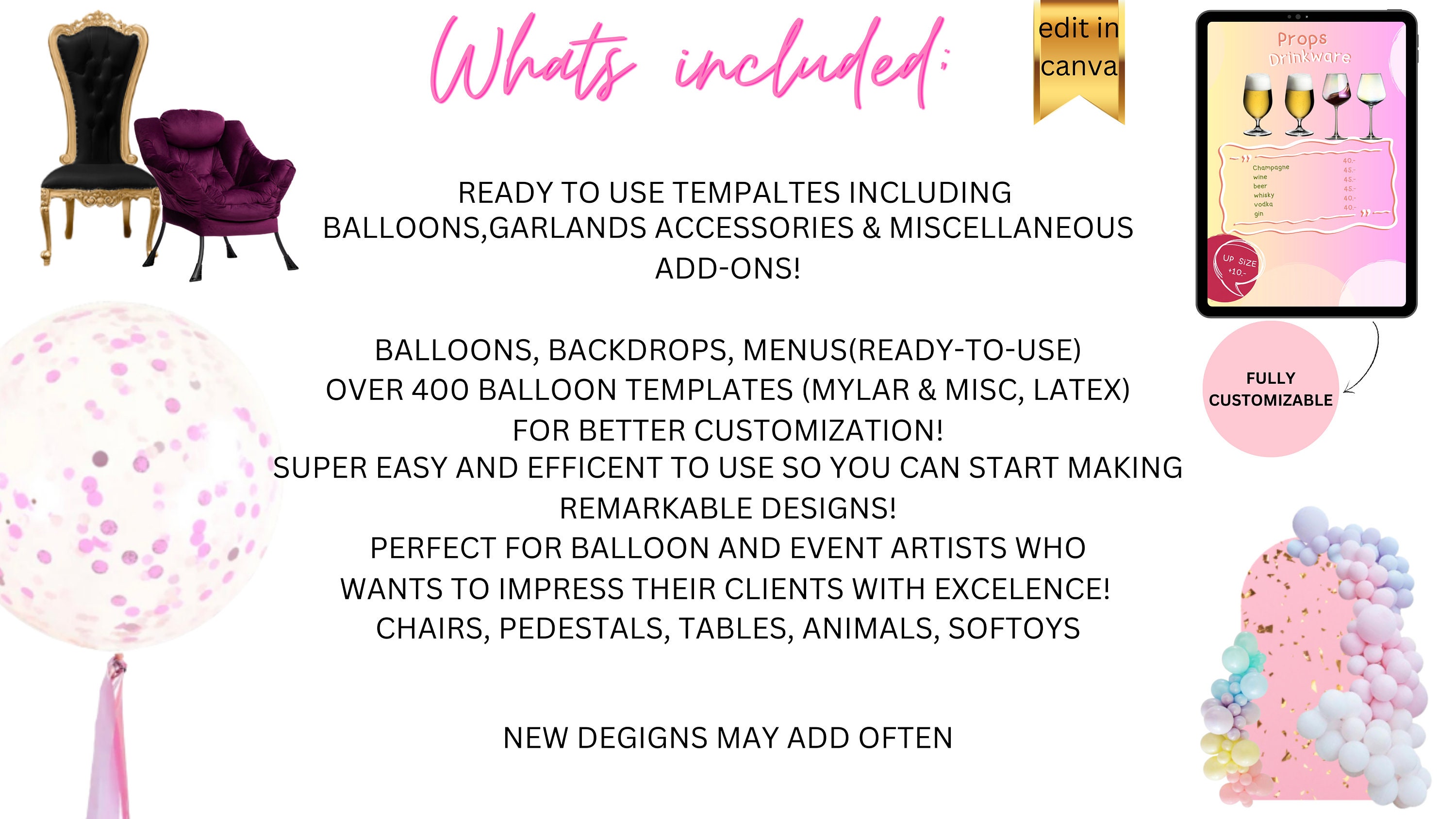 THE MEGAPACK BUNDLE, Png Svg Party Pack for Event Stylists, Graphic ...