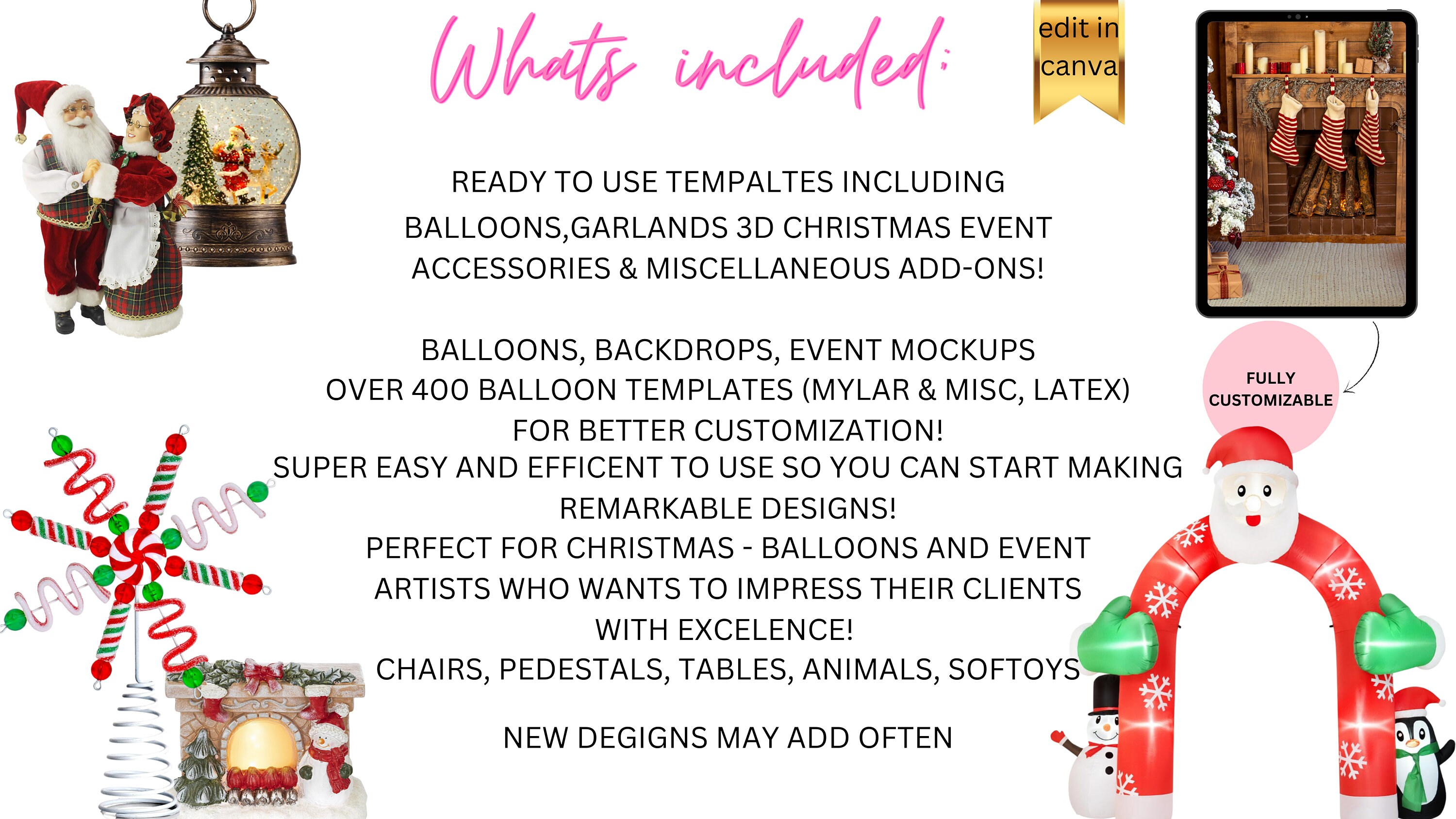 Christmas Event Planner Event Complete Bundle Kids Event Management ...