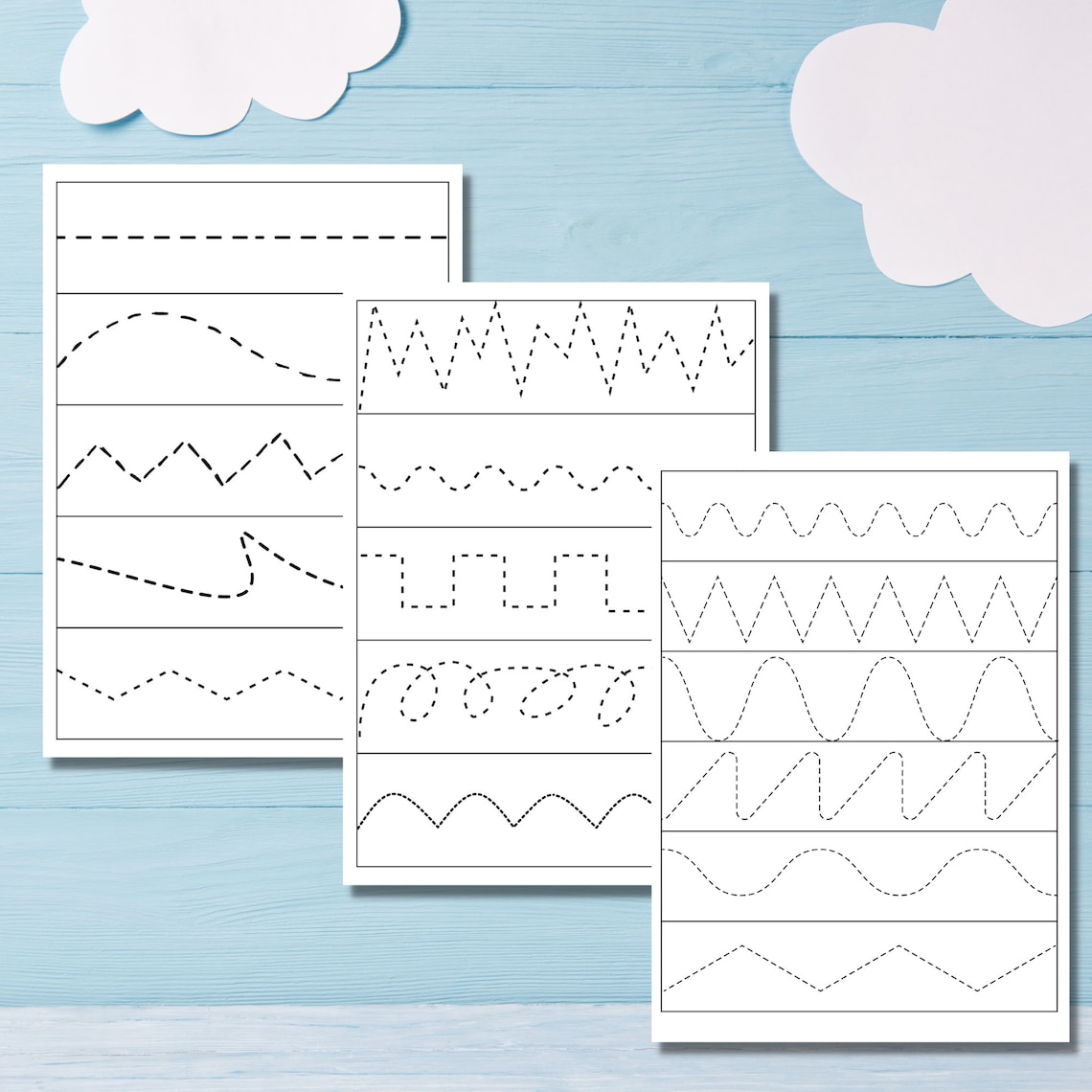 Schwungübungen Kind | Graphomotorik | Lernblätter für Lehrer, Erzieher, Tagesmütter ...