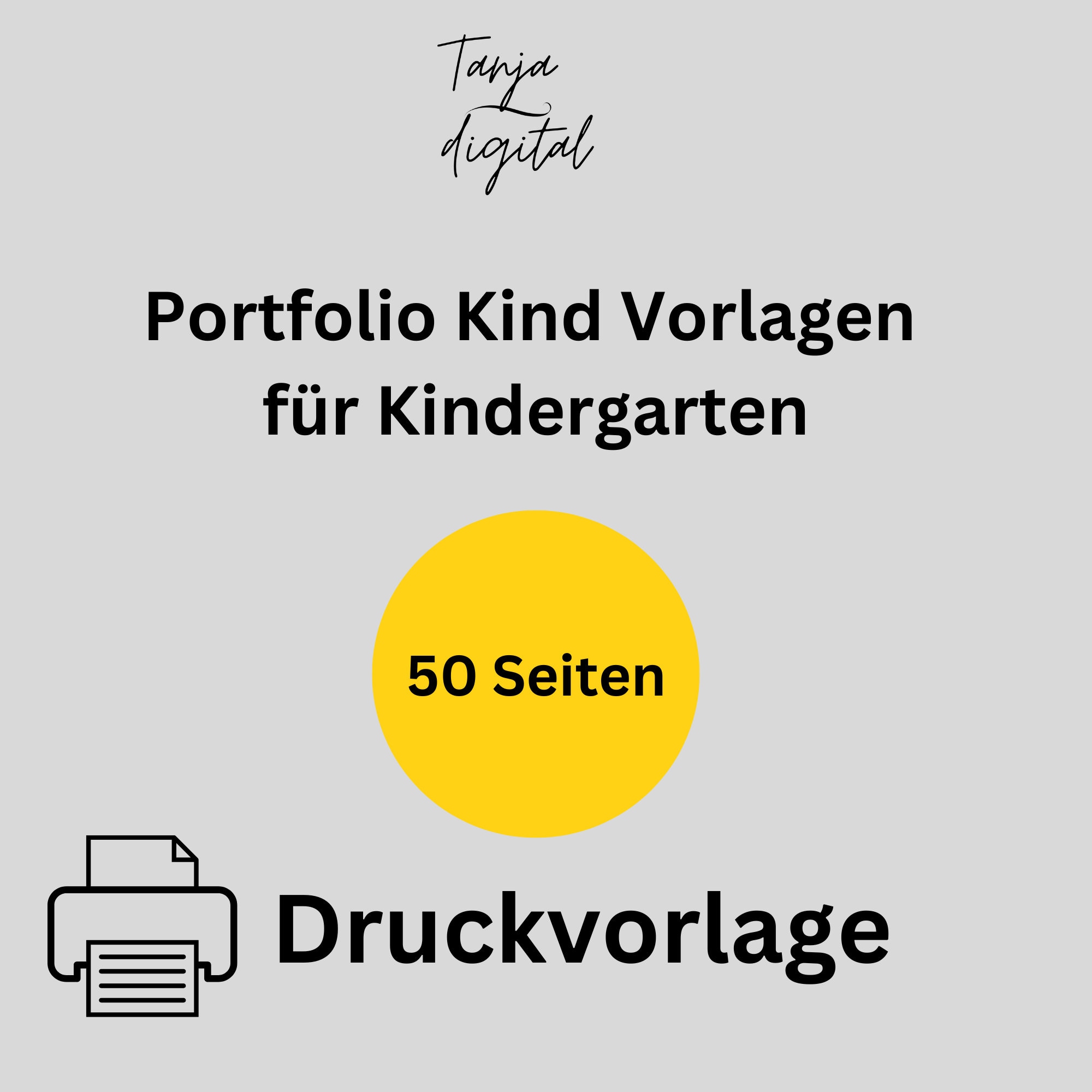 Portfolio Child Templates | Print Template | Kindergarten, Crèche, Day ...