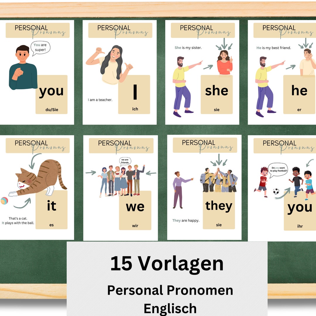 Personal Pronouns English Children | Classroom Templates | School ...