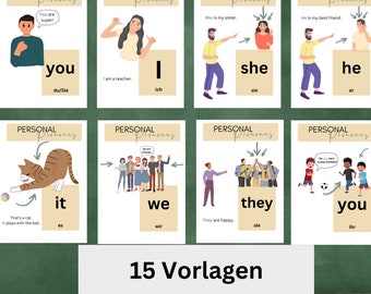 Personal Pronouns English Children | Classroom Templates | School ...