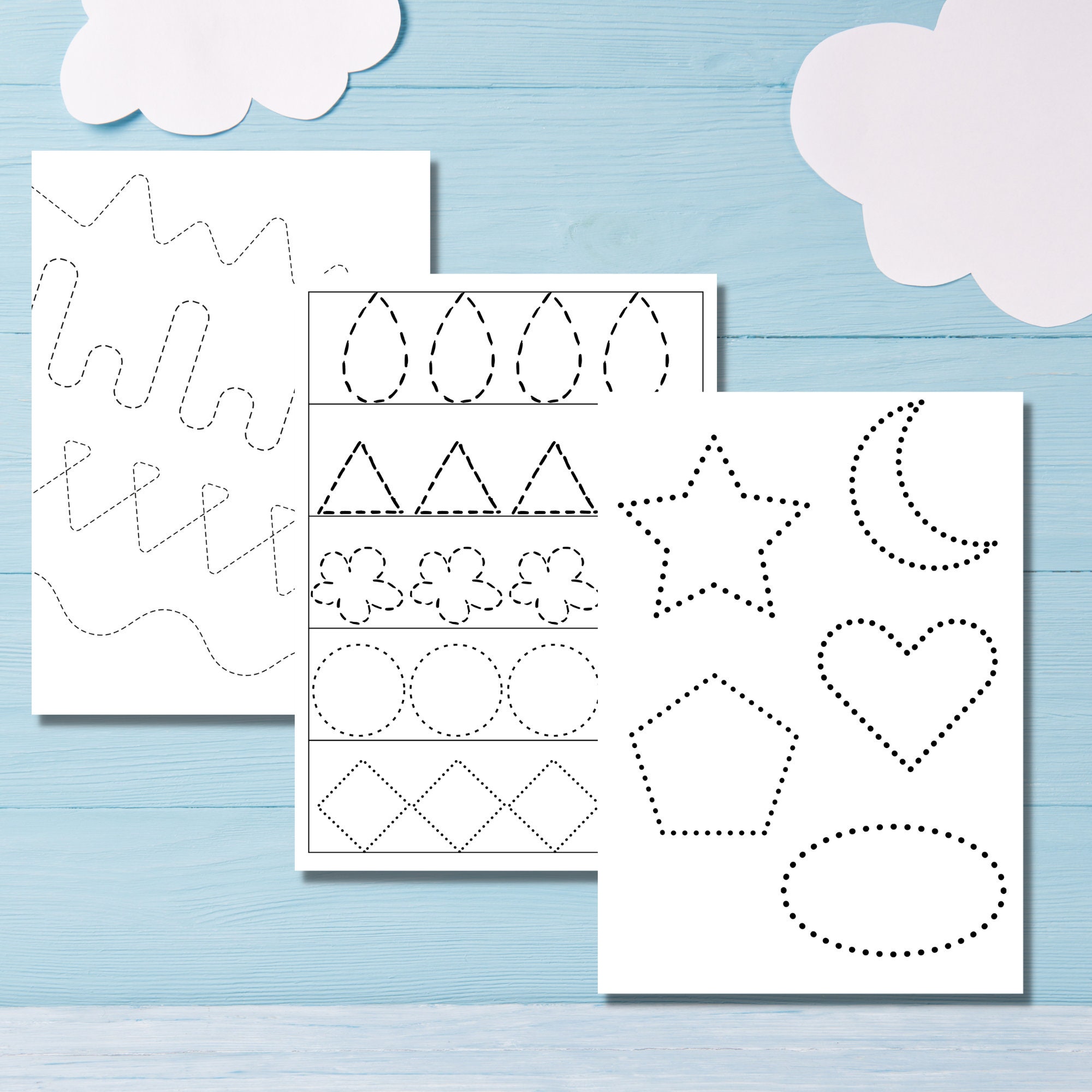 Schwungübungen Kind | Graphomotorik | Lernblätter für Lehrer, Erzieher, Tagesmütter ...