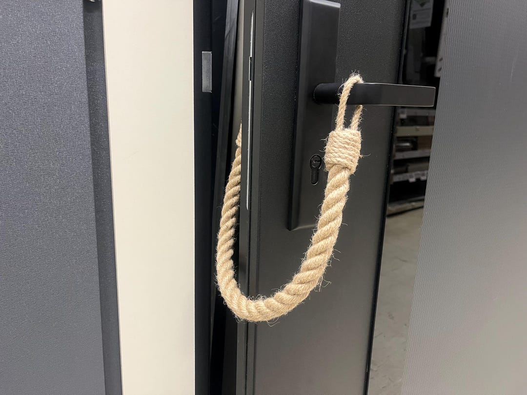 Handmade Jute Rope Door Stopper - Rustic & Nautical Home Accent - Etsy