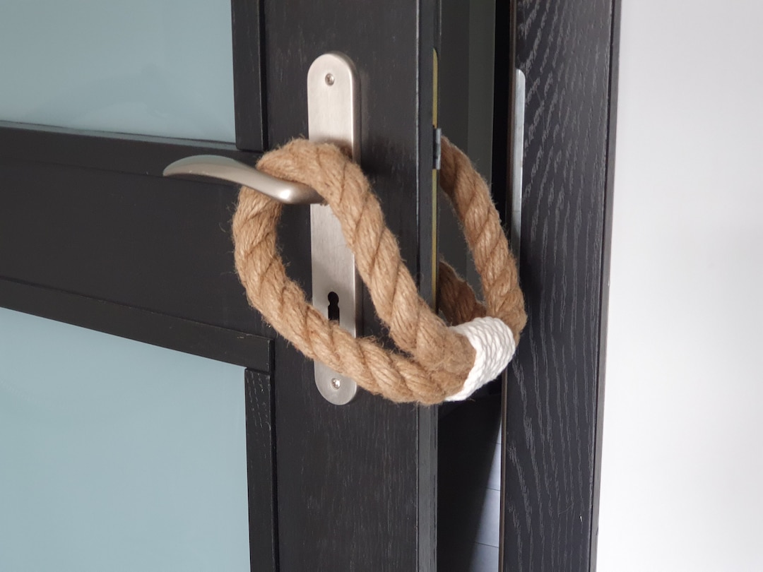 Door Stopper..door Protection..door Stop Thick Rope Braided Chunky Jute ...