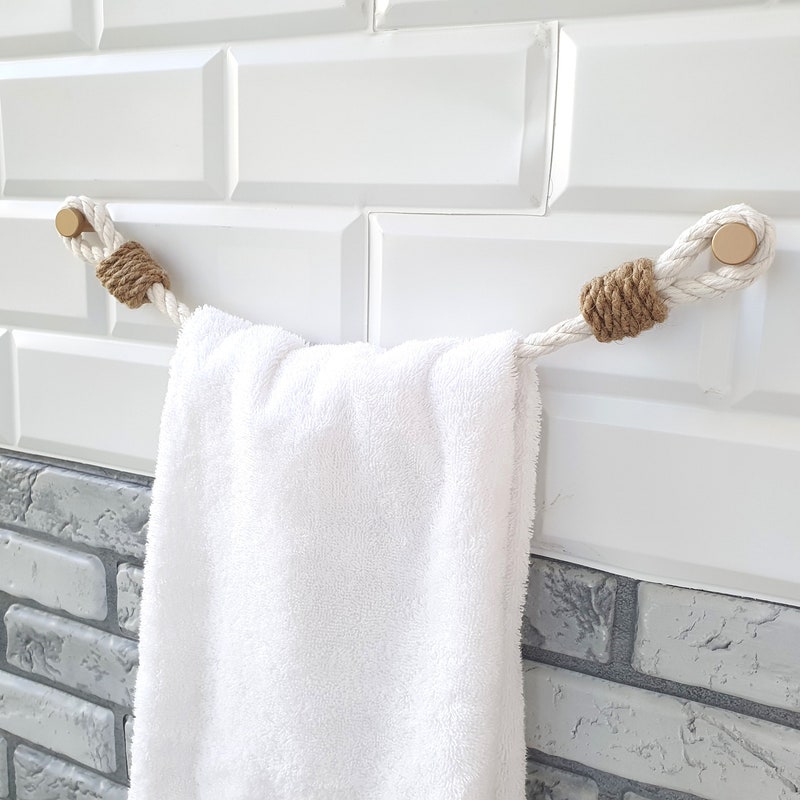 Rope Towel Ring - Etsy