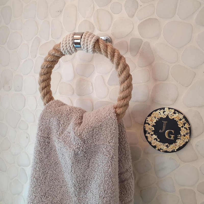 Rope Towel Holder - Etsy