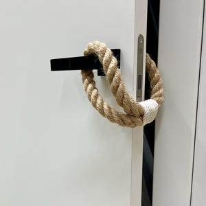 Chunky Jute Rope Door Stopper: Nautical Decor, Door Protection - Etsy