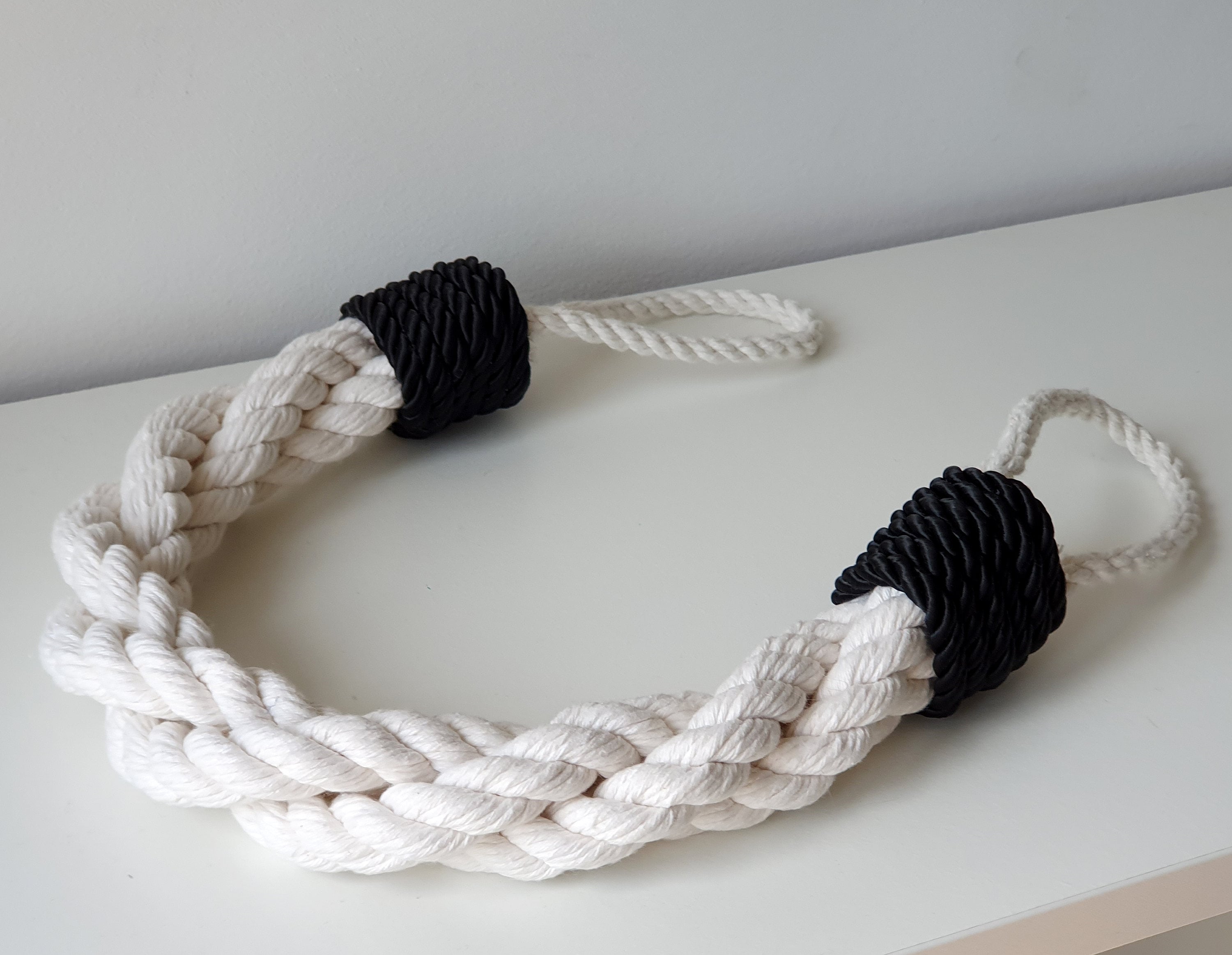 Door Protection..white Cotton Rope..door Animal Stopper..door Stopper ...