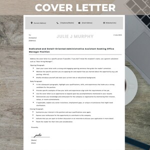 Word Resume Template, CV Template Professional Modern Clean Style With ...