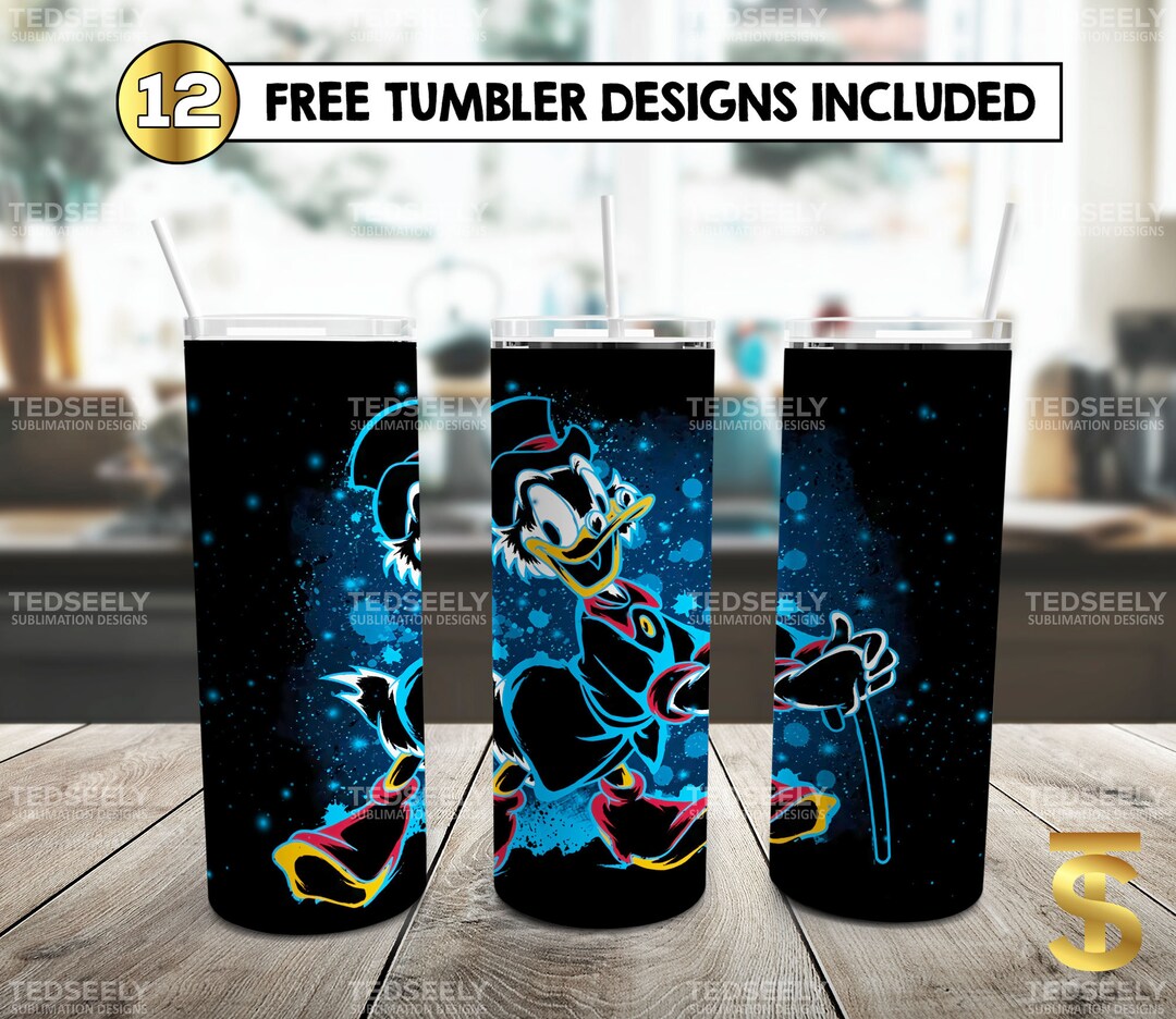 Cartoon Skinny Tumbler 20 Oz Sublimation Design PNG Movie Character ...