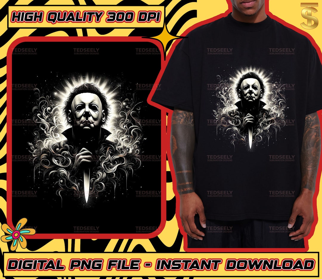 Horror Sublimation Design PNG Movie Character Png Horror Movie PNG High ...