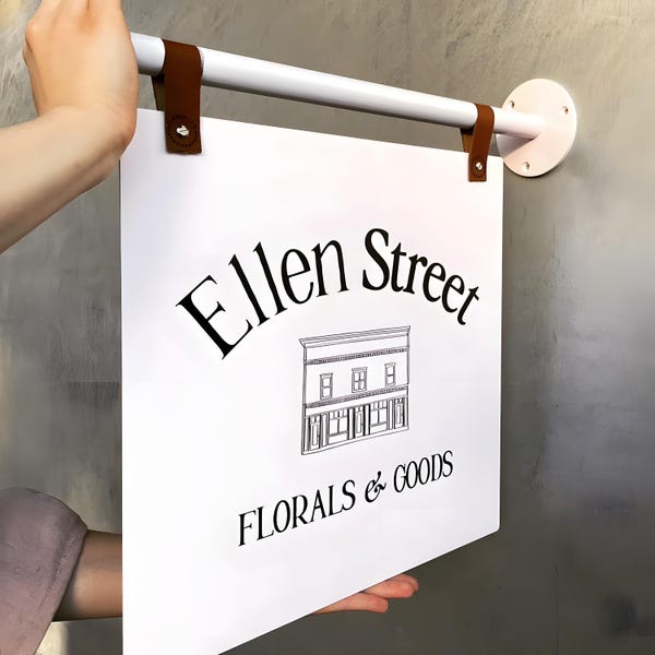 Hanging Shop Sign - Etsy