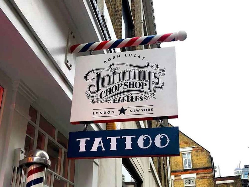 Custom Street Blade Sign | Hanging Blade Sign | Custom Business Logo ...