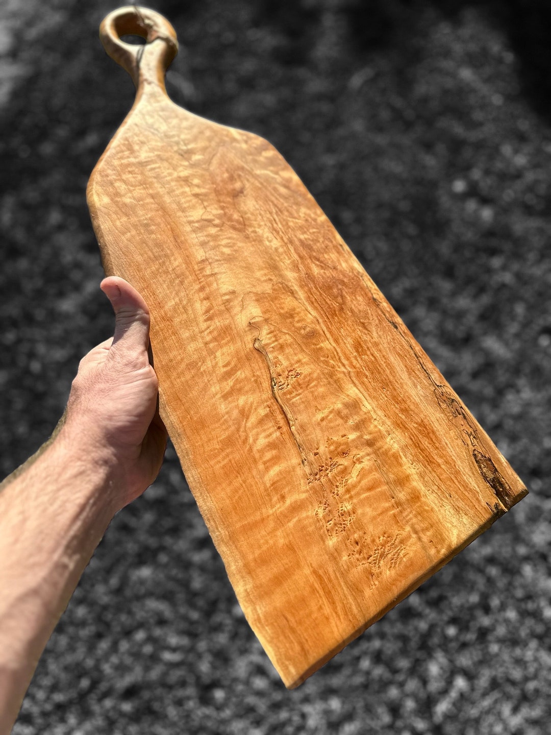 Curly Spalted Maple Charcuterie Board - Etsy