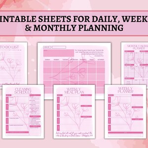 Faith-based Printable Bundle Christian Planner Printable To-do Weekly ...