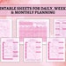 Faith-based Printable Bundle Christian Planner Printable To-do Weekly ...