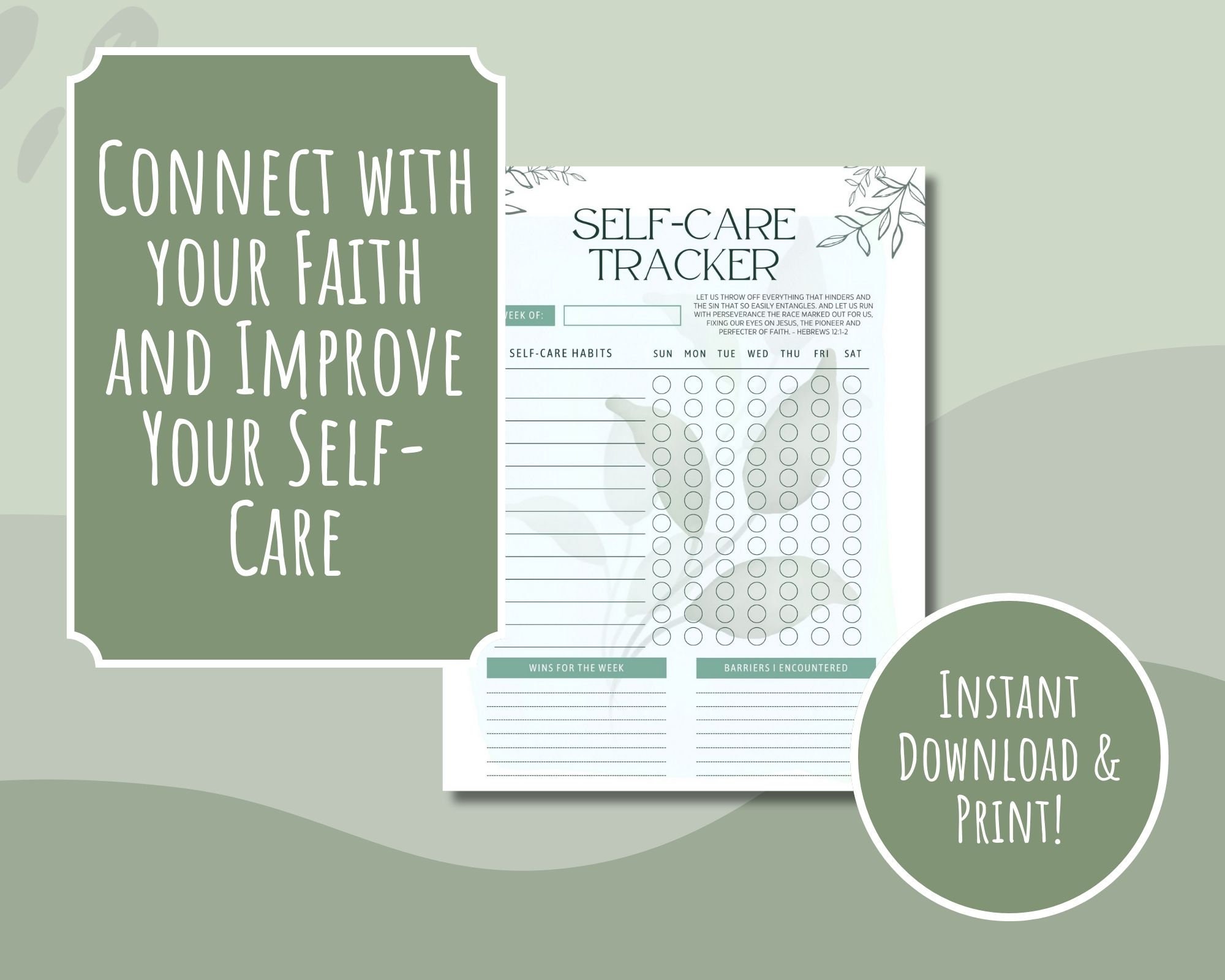 Christian Planner Faith Based Planner Christian Printable Christian ...