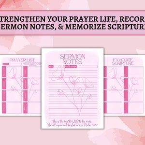 Faith-based Printable Bundle Christian Planner Printable To-do Weekly ...