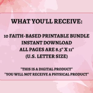 Faith-based Printable Bundle Christian Planner Printable To-do Weekly ...