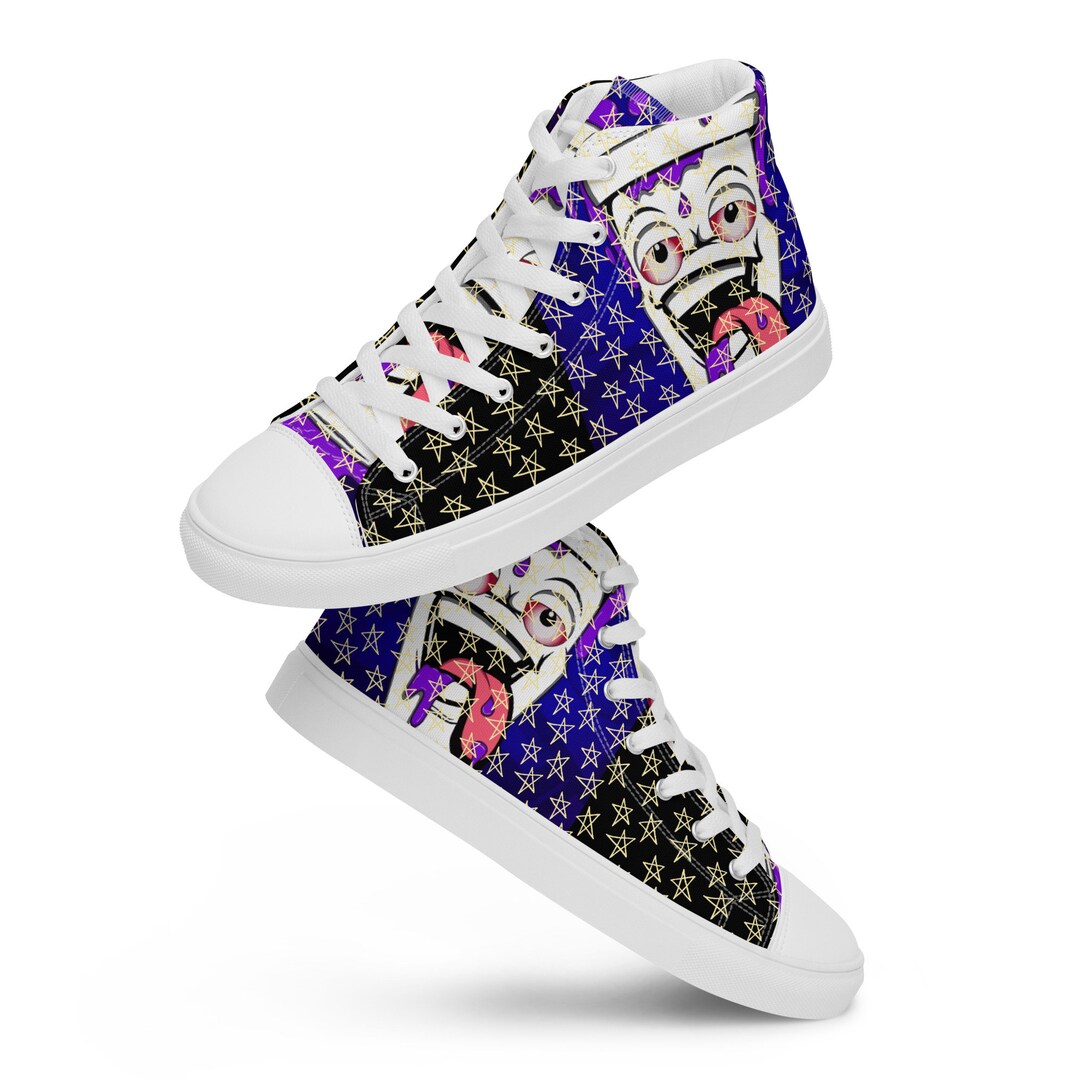 Mr.sippy Cup Gang-starr Grazape Custom Mens High Top Canvas - Etsy