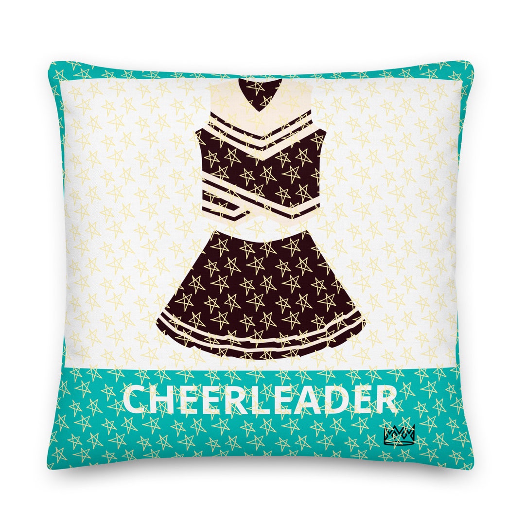 Go Team Cheerleader Sports Cheer Custom Iris Bleu Premium - Etsy
