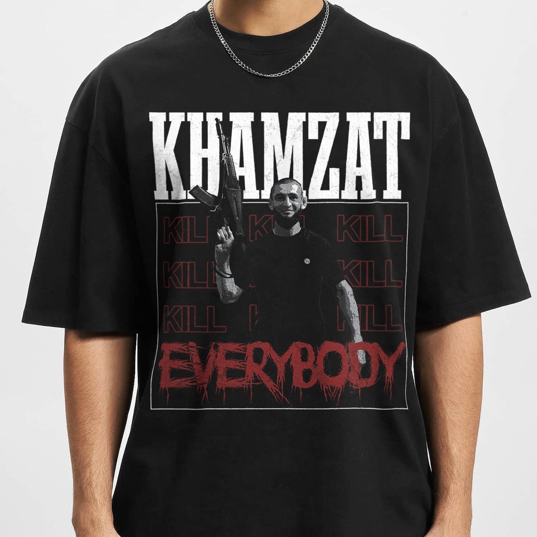 Limited Khamzat Chimaev Shirt Vintage 90s Grapic Mixed Martial Artist ...