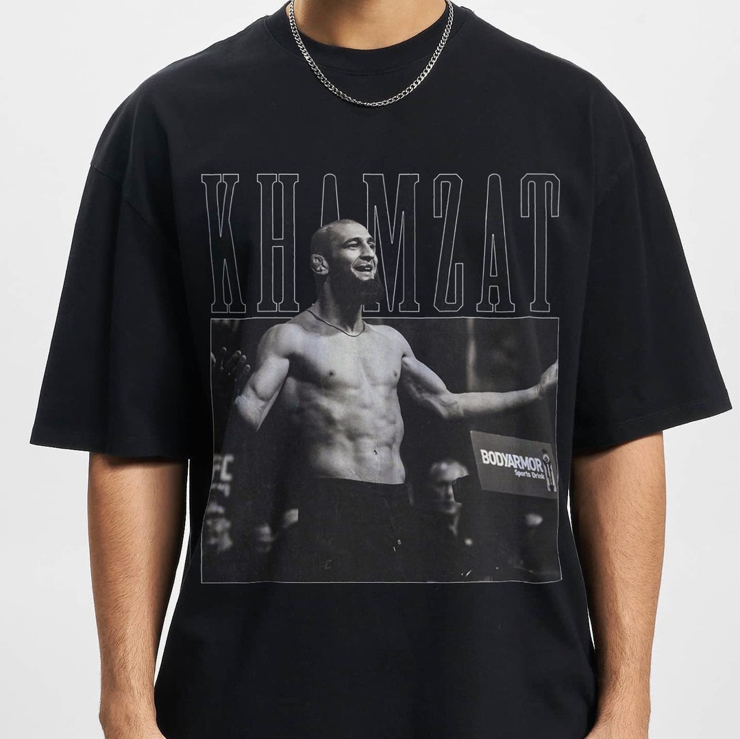 Limited Khamzat Chimaev Shirt Vintage 90s Grapic Mixed Martial Artist ...