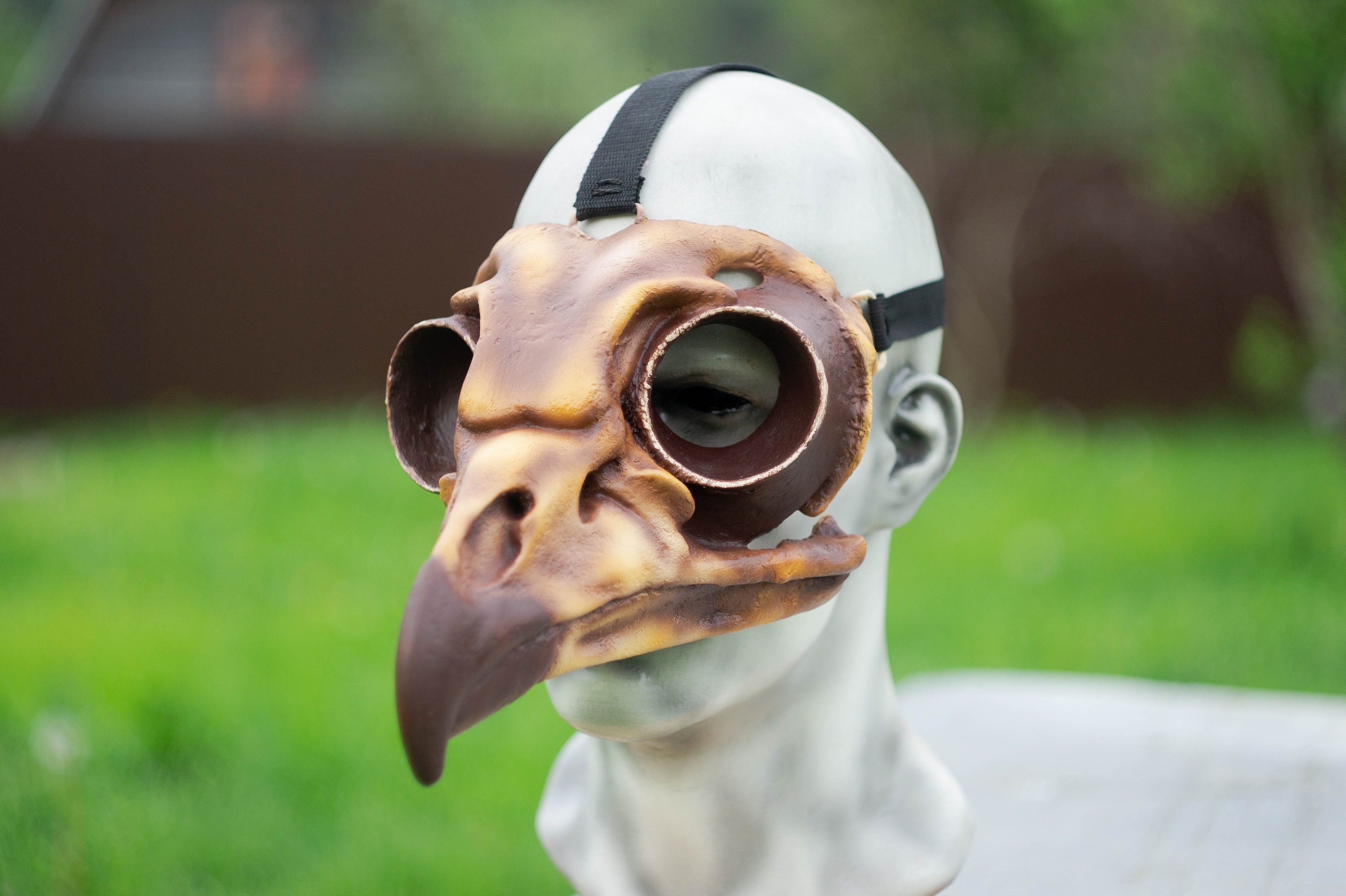 Owl Skull Mask Full Face Lightweight 3d Printed Horror Mask - Etsy