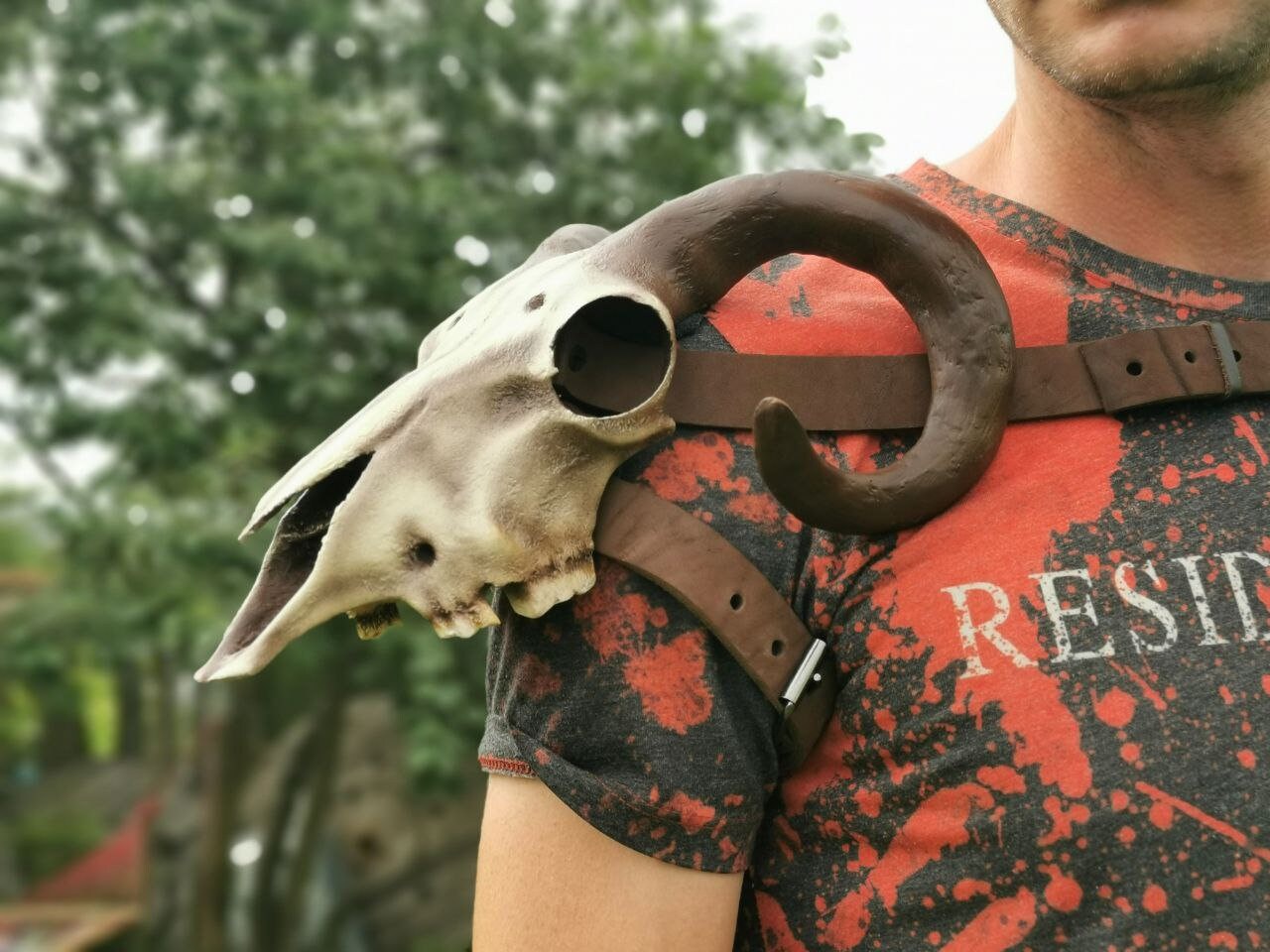 Ram Skull Pauldrons, Fantasy Armor, Cosplay Armor, Celtic Leather Armor ...