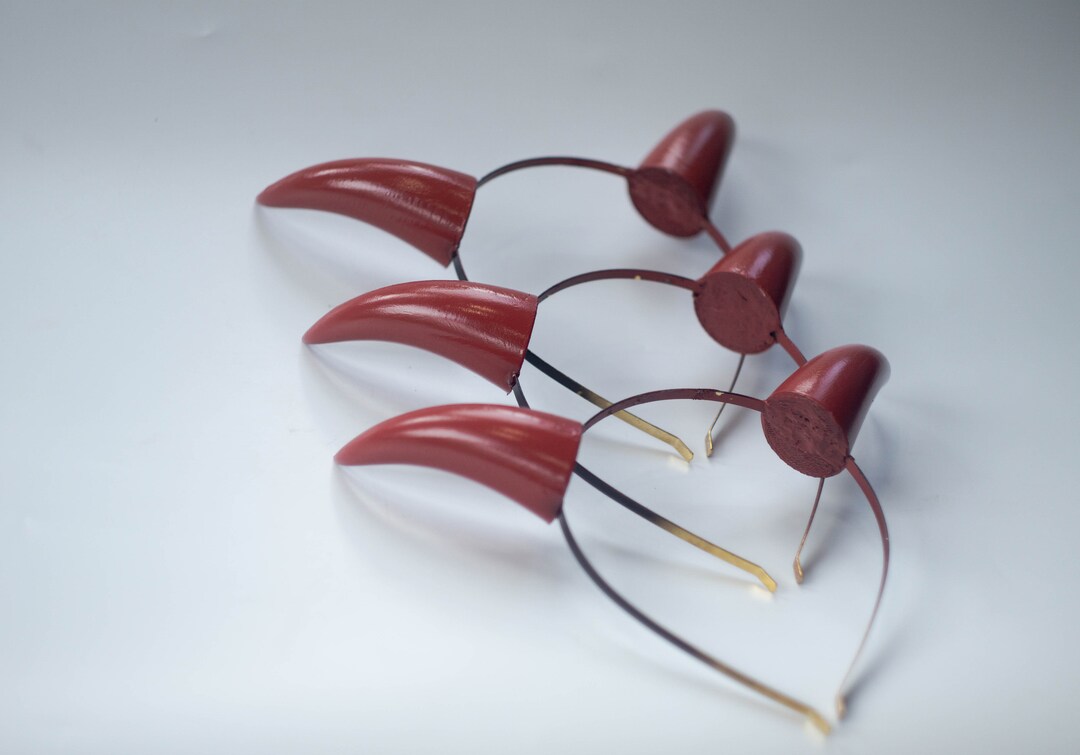 Pack of 3 Small Devil Horns, Devil Horns Headband for Halloween, Red ...