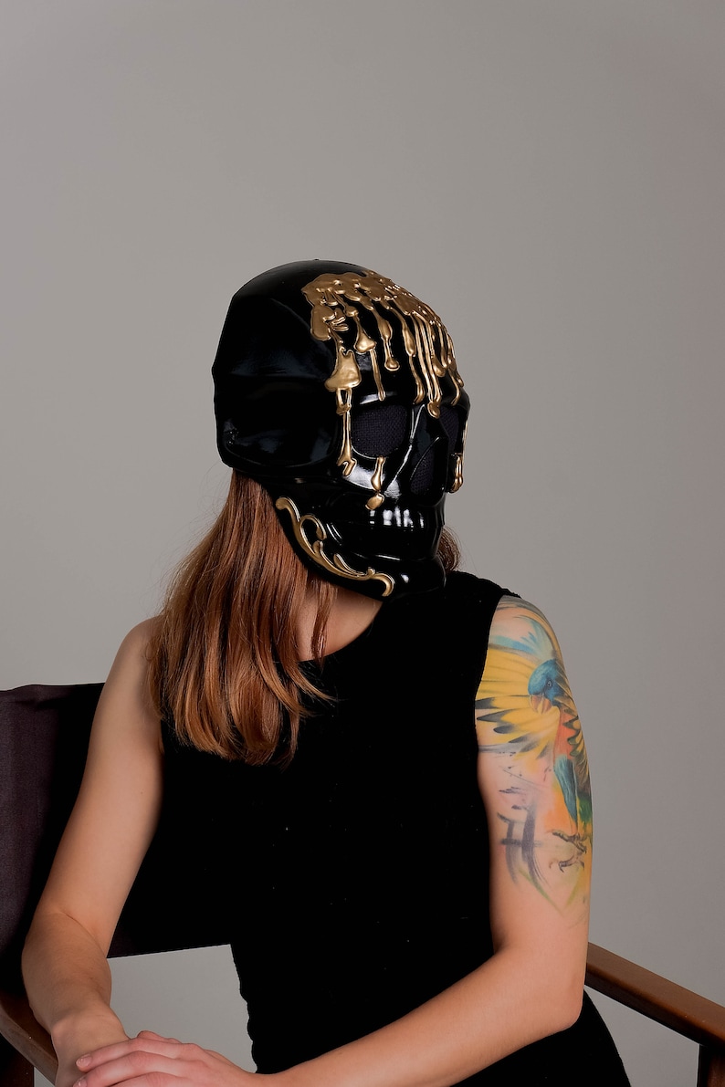 Human Skull Mask, Black Skull Mask, Cosplay Mask, Horror Mask, Moriarty ...