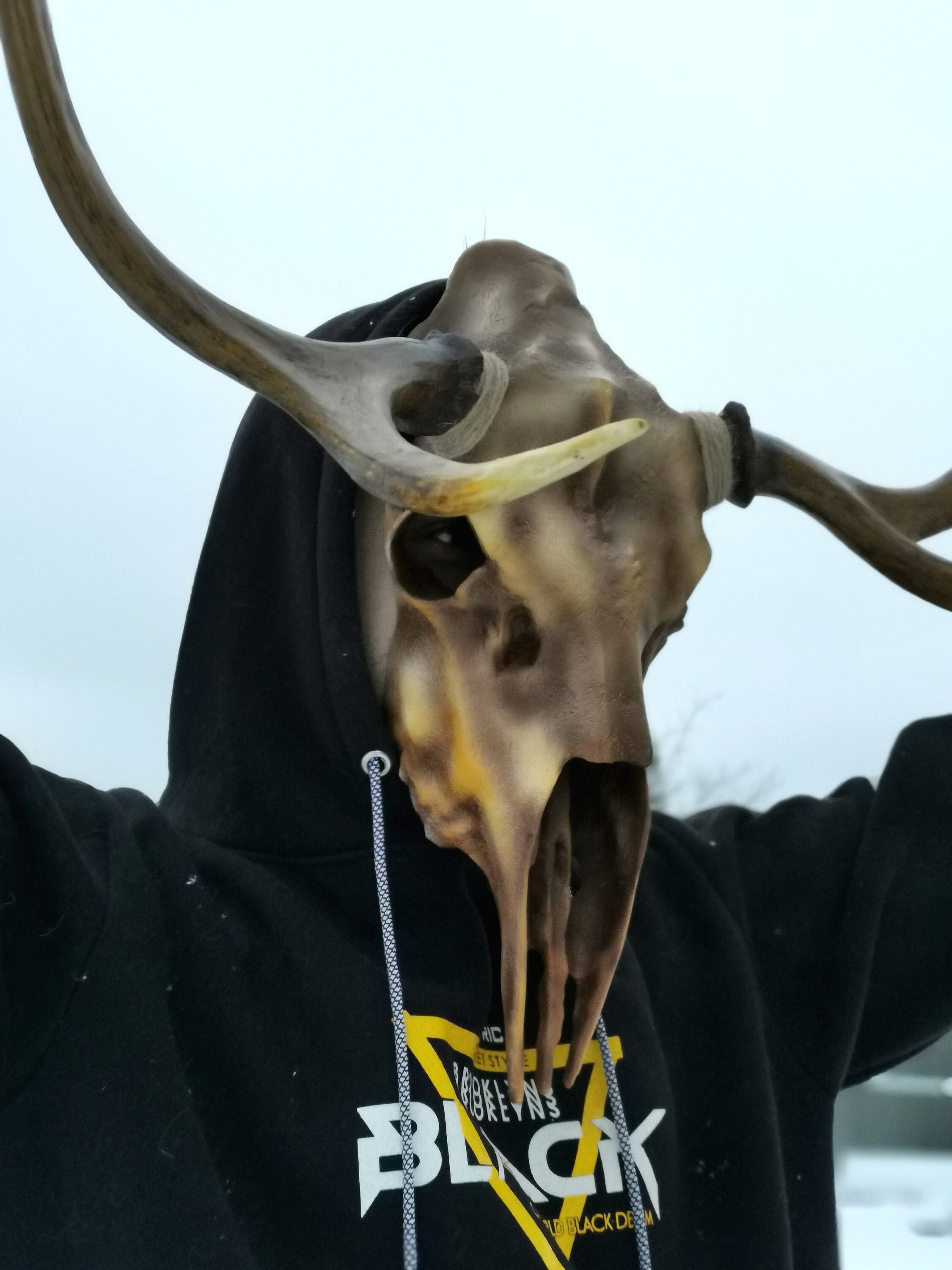 Deer Skull Mask, Antler Mask, Realistic Skull Mask, Tribal Headpiece ...