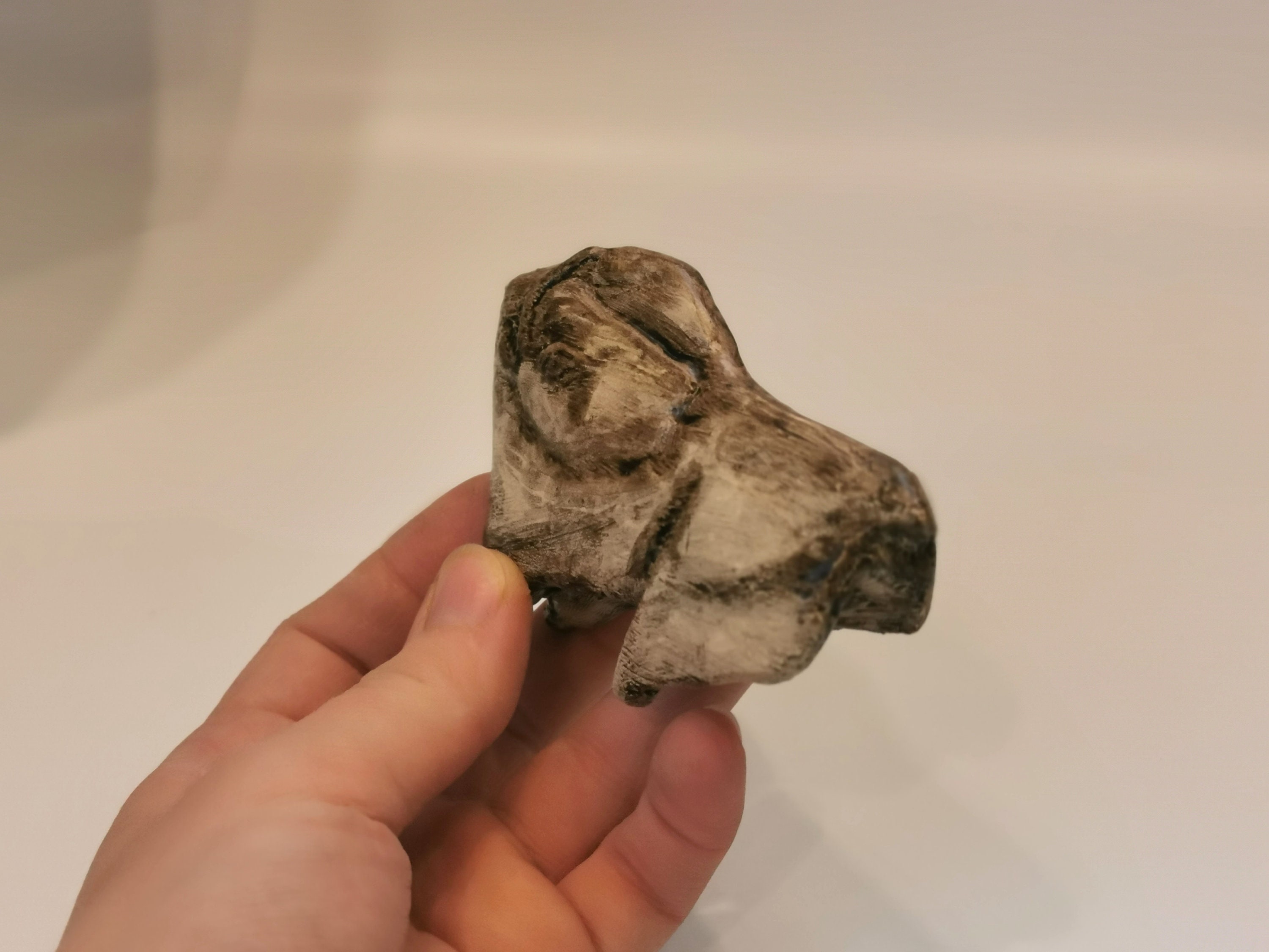 Paleolithic Bison Licking Insect Bite Prehistoric Antler - Etsy