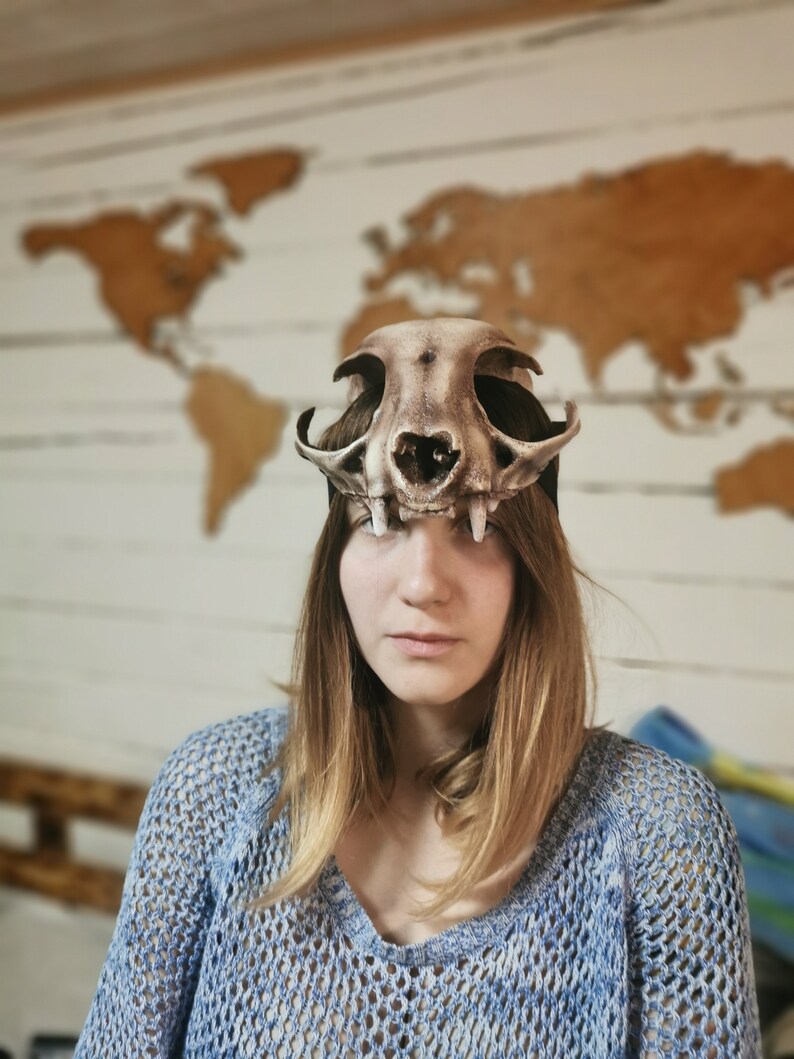 Cat Skull Mask Lightweight 3d Printed Cosplay Helment Felis - Etsy