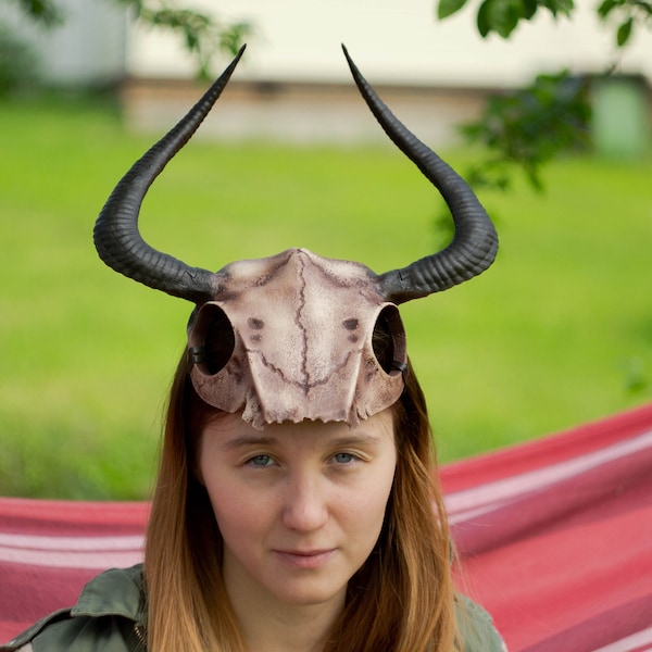Helmet With Horns - Etsy