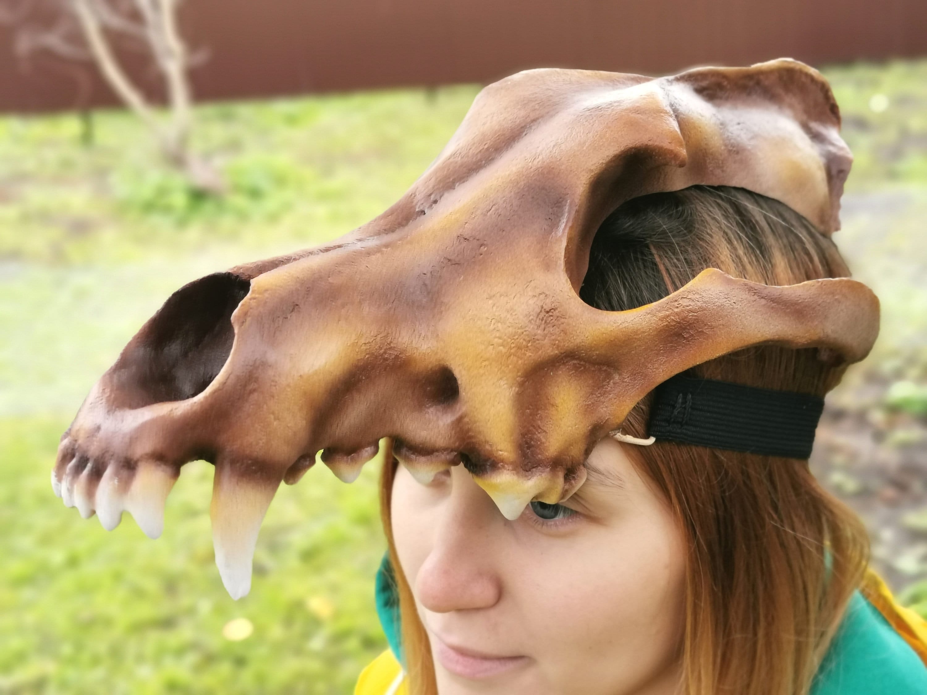 Wolf Head Mask, Realistic Skull Mask, Wolf Mask, Resin Skull Mask ...