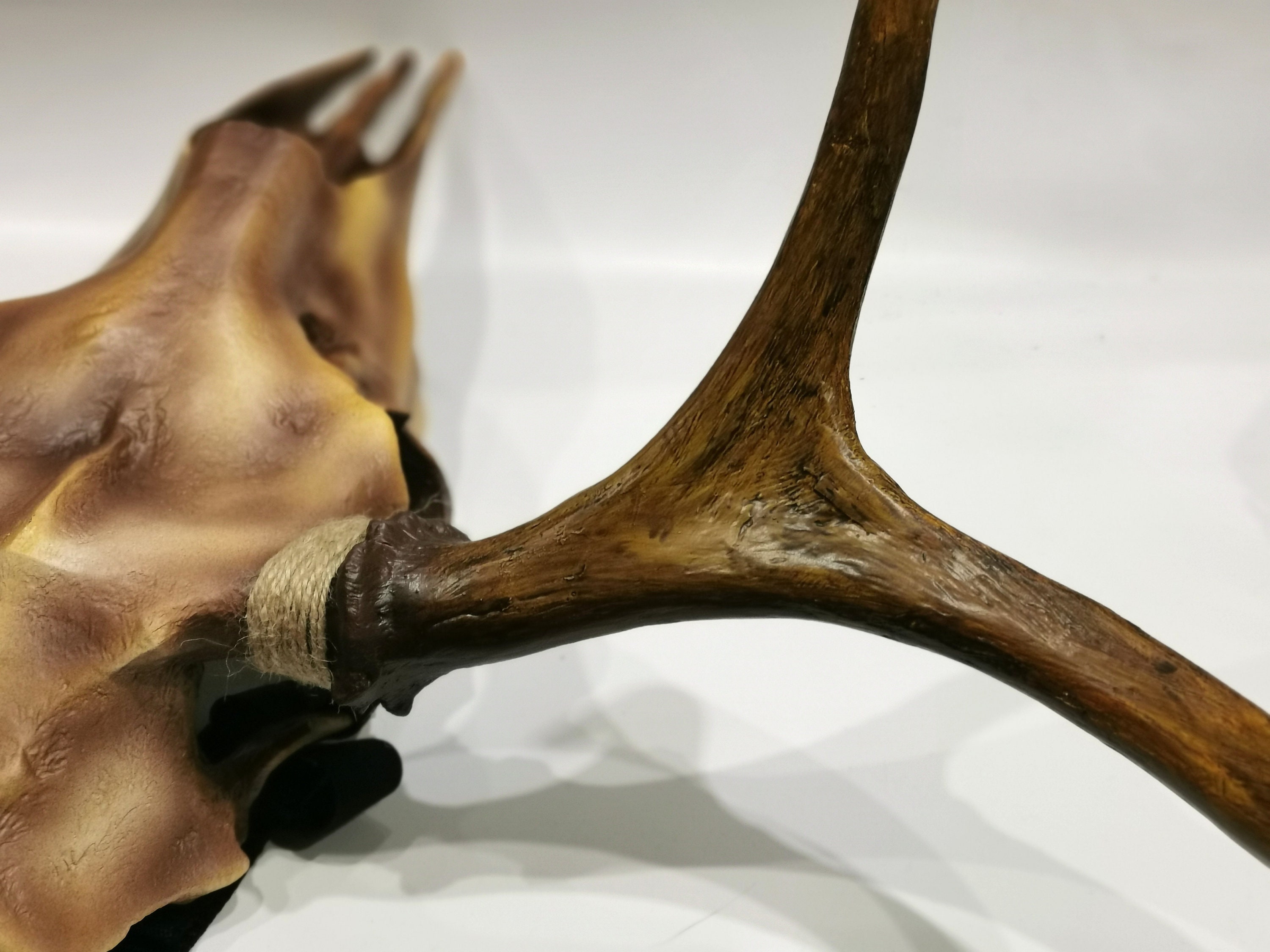 Deer Skull Mask, Antler Mask, Realistic Skull Mask, Tribal Headpiece ...