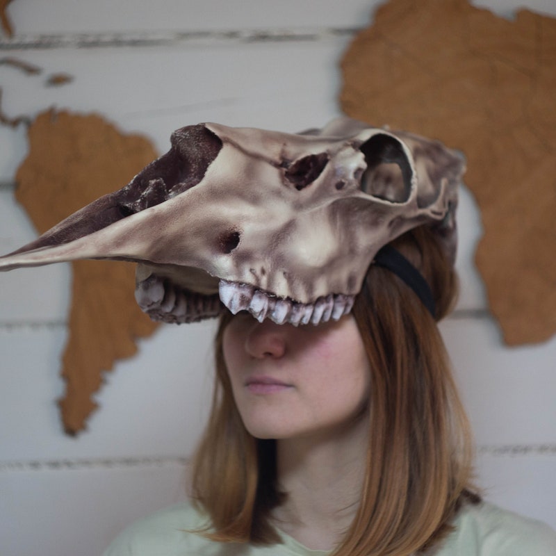 Skull Headpiece - Etsy