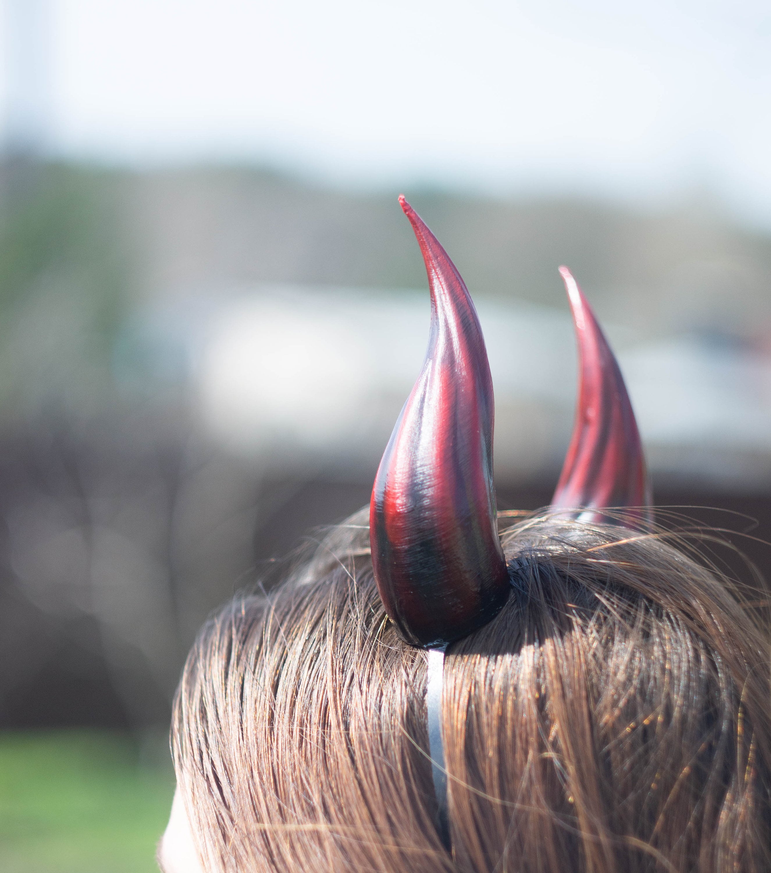 Small Devil Horns, Lightweight 3d Printed Headset Accessories ...