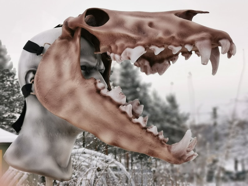 Wendigo Big Head Mask, Wendigo Mask Realistic Face Mask, Horror Mask ...