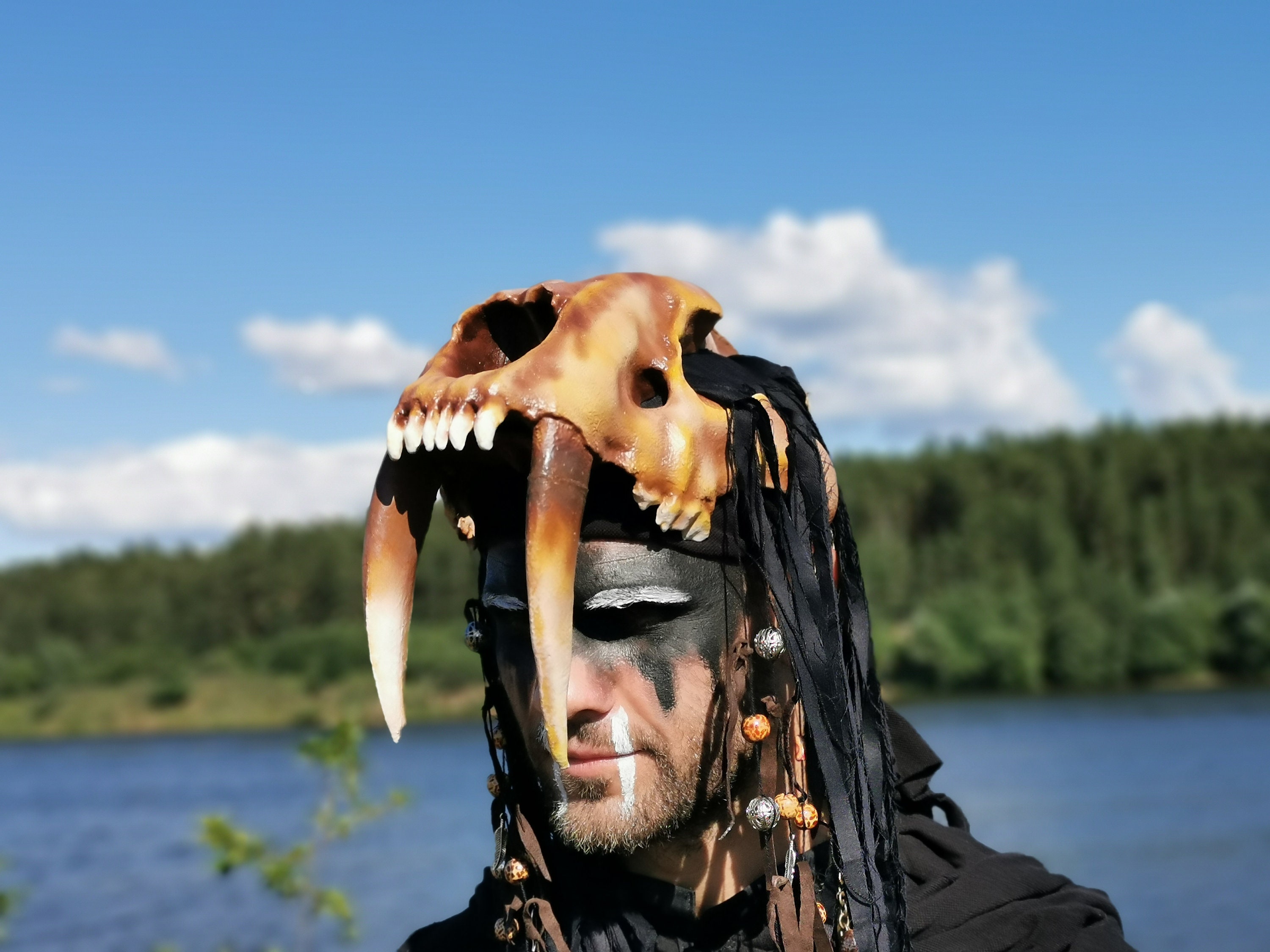 Sabertooth Tiger Skull Mask Helmet Lightweight 3d Printed Horror Mask ...