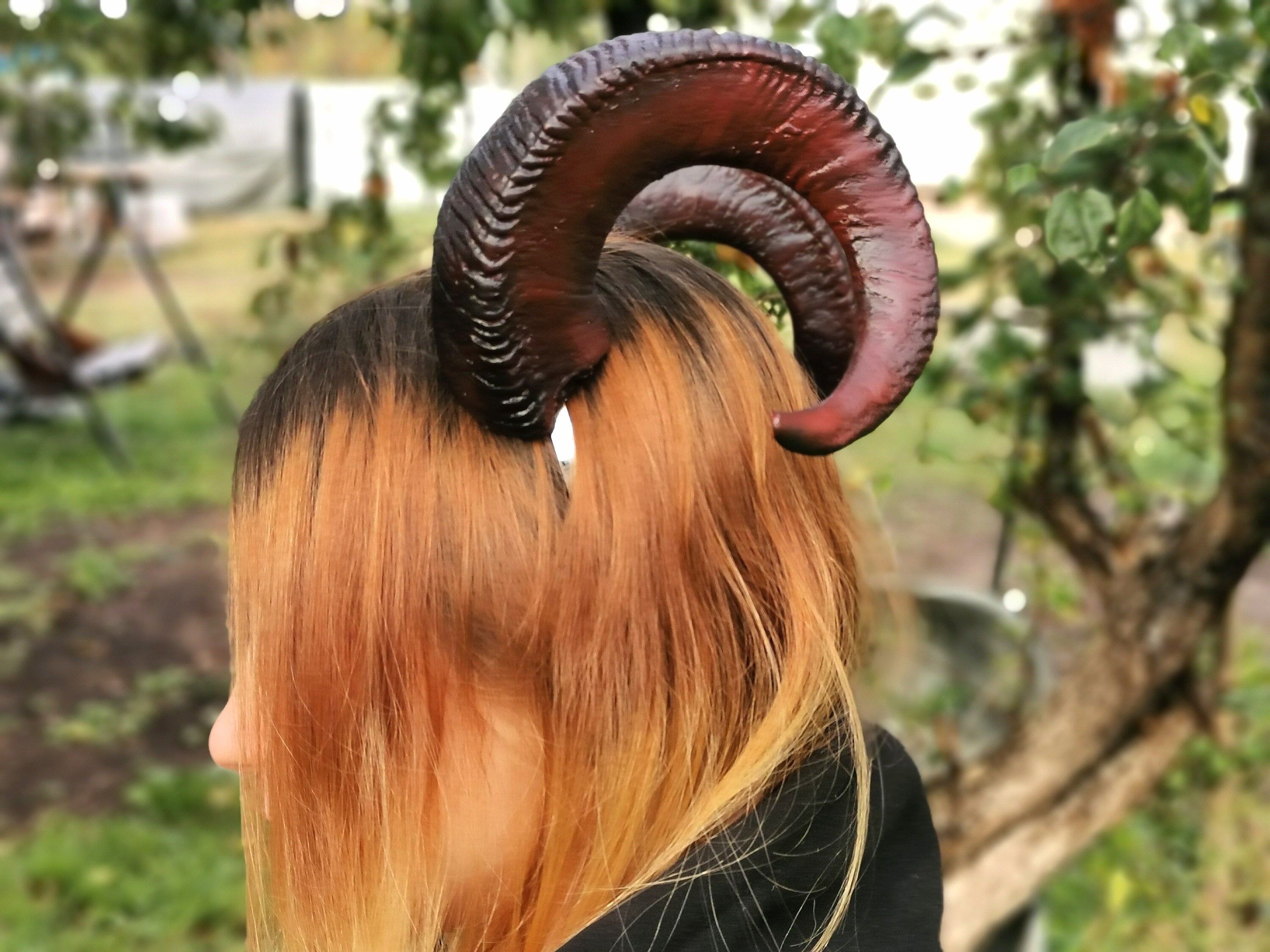 Twisted Sheep Horns, Lightweight 3d Printed Headset Accessories ... Twisted Sheep Horns, Lightweight 3d Printed Headset Accessories ...