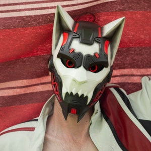 Cyber Cat Mask, Cybercat Mask, Cosplay Sci-fi Mask, Cyberpunk Mask for ...